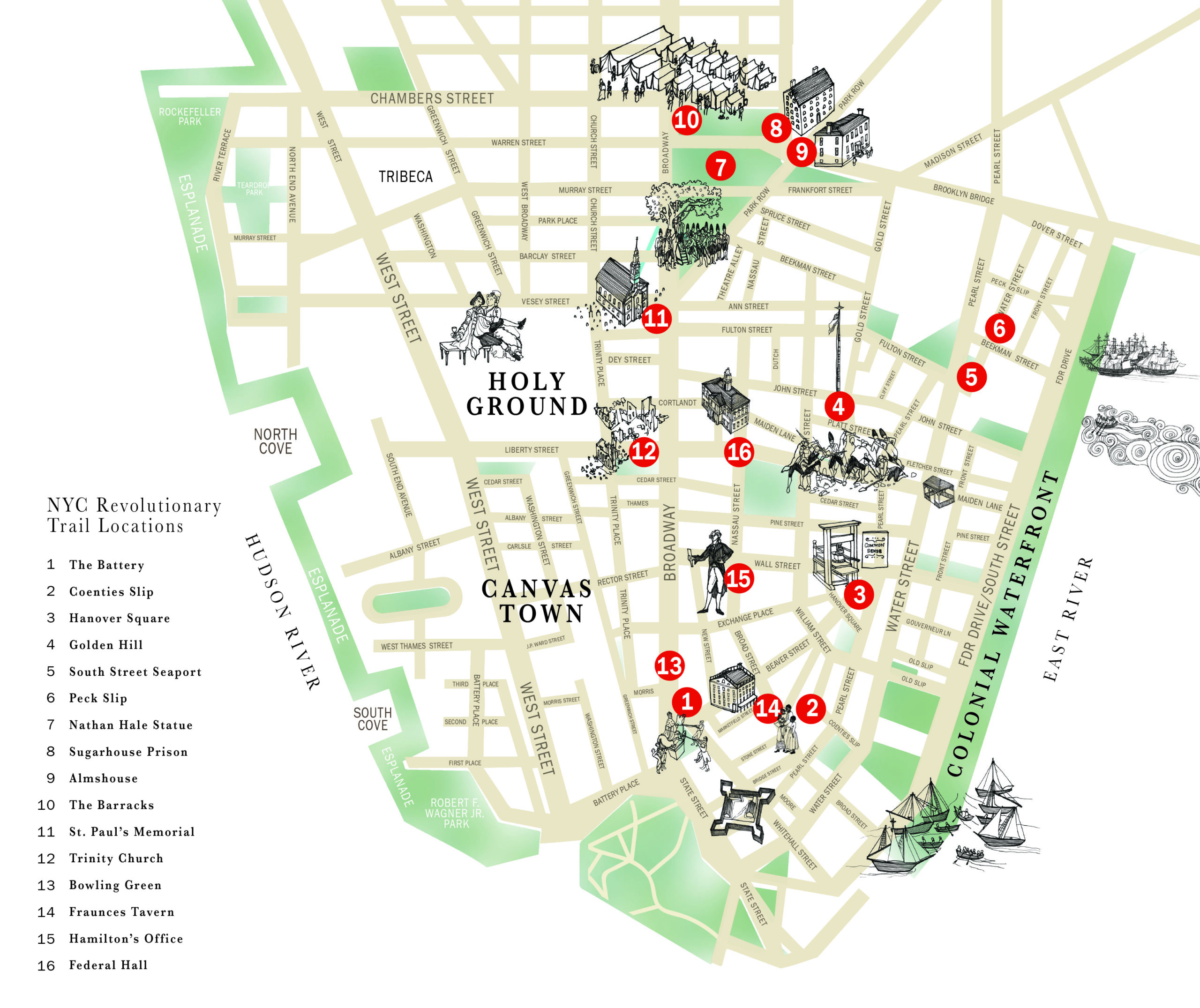 NYC Revolutionary Trail Guide Unveiled - Downtown Alliance